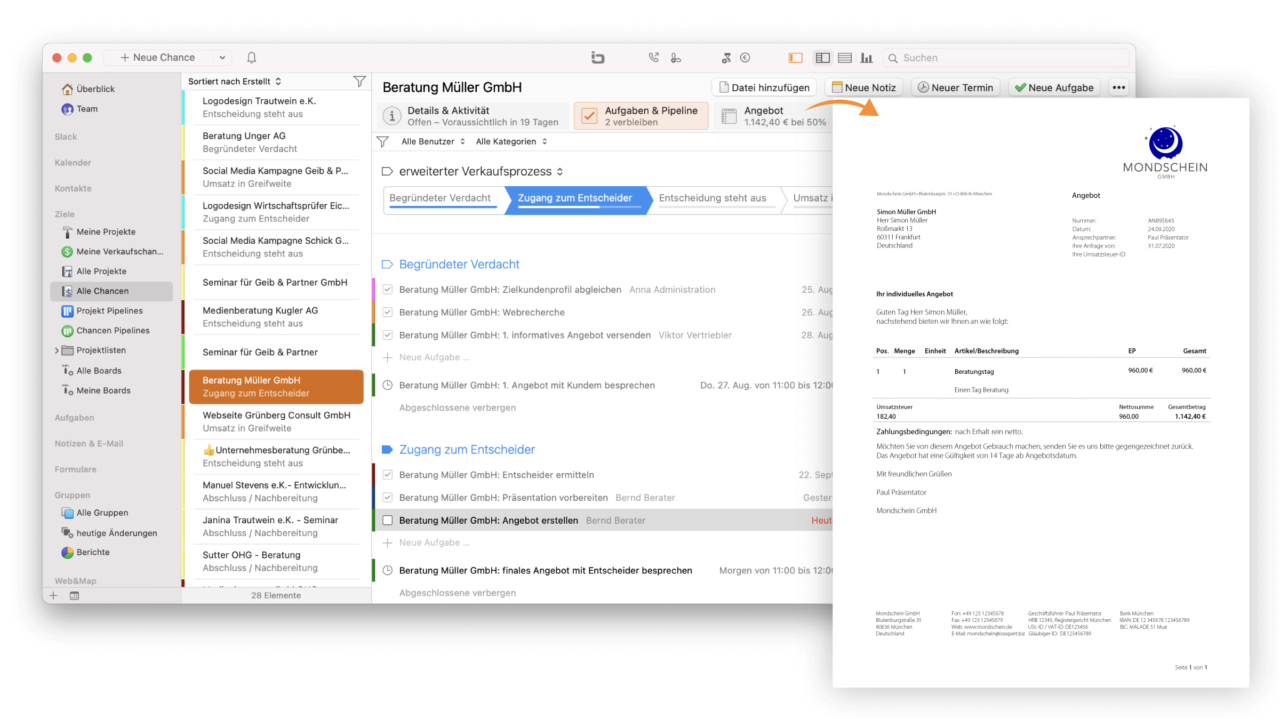Daylite - das führende CRM & Projektmanagement für Mac, iPhone & iPad