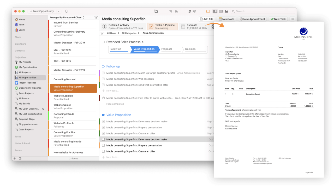 Daylite - the leading CRM & Project Management for Mac, iPhone & iPad