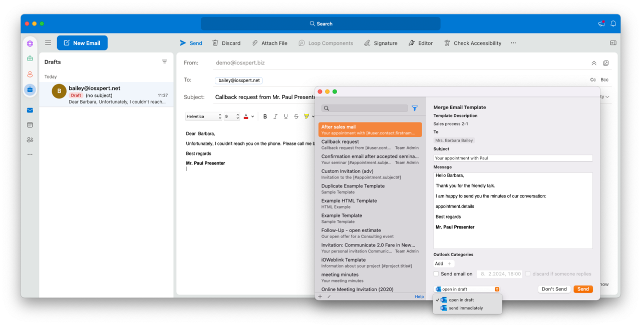 iOMailAssistant for Daylite - iOSXpert